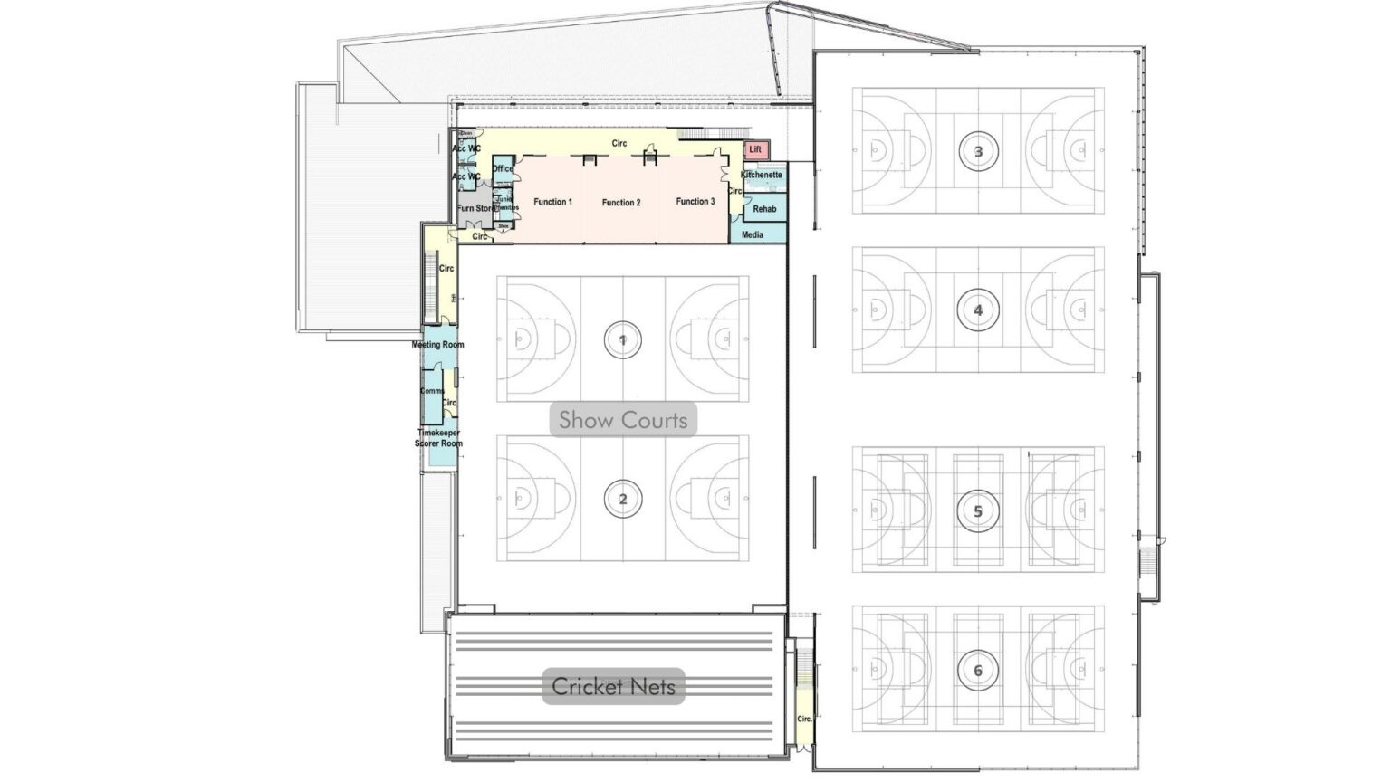Courts - Jubilee Park Stadium